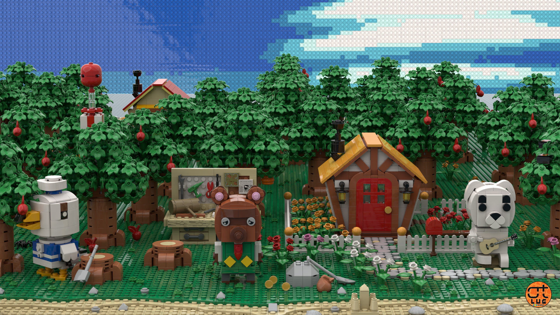 OrangeTeam LUG presenta ufficialmente la sua isola in stile LEGO ...